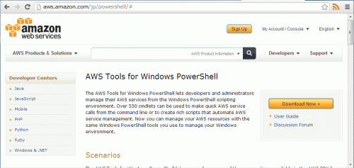 【QuickStart】 AWS tools for Windows PowerShell を使ってみよう